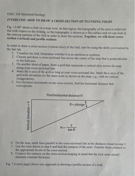 Solved Need help with A. drawing the cross section. How do I | Chegg.com