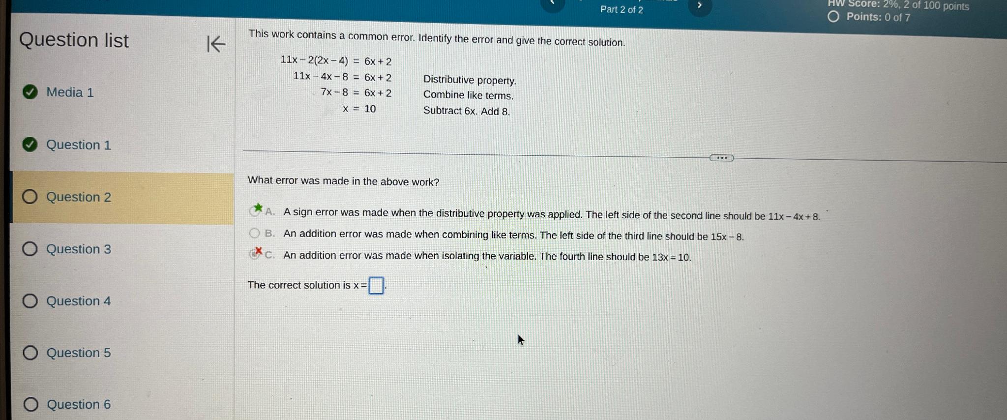 Solved Question listMedia 1Question 1Question 2Question | Chegg.com