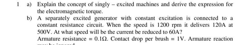 Solved 1 ﻿a) ﻿Explain the concept of singly - ﻿excited | Chegg.com
