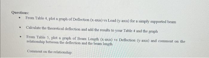 Solved expermintal data noted on table just looking for | Chegg.com