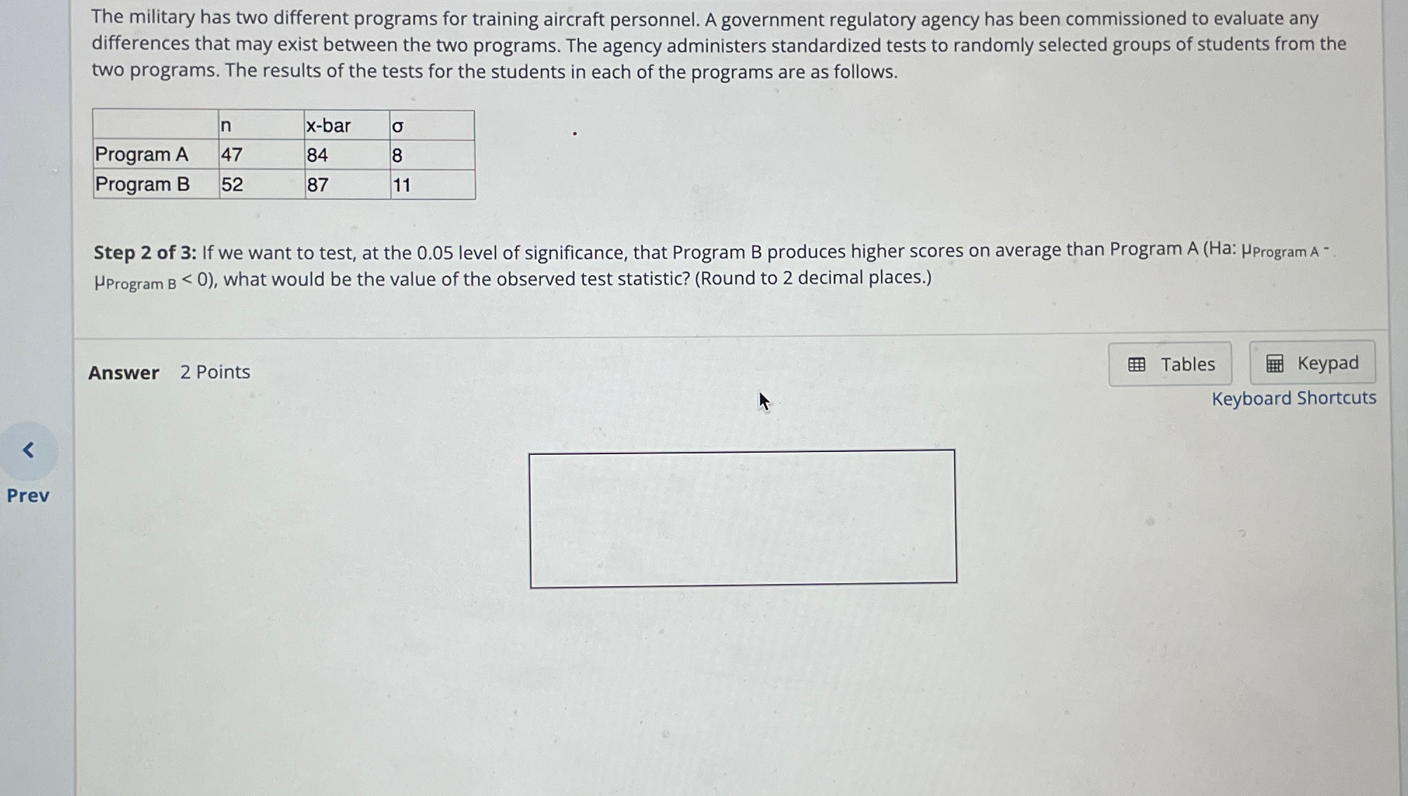 Solved The military has two different programs for training | Chegg.com