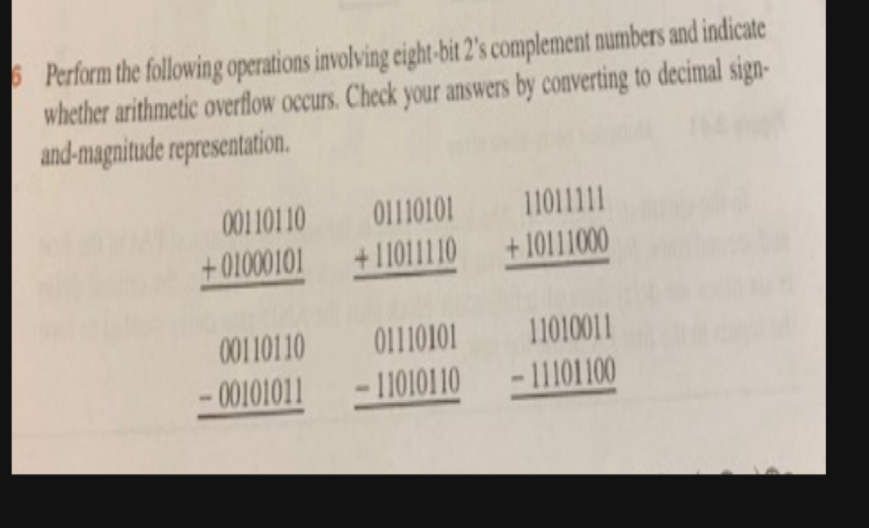 6 ﻿Perform the following operations involving | Chegg.com