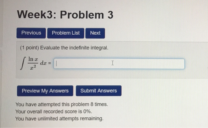 Solved Week3: Problem 23 Previous Problem List Next (1 | Chegg.com