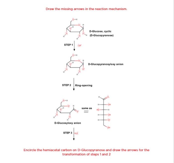 Solved Draw the missing arrows in the reaction mechanism. | Chegg.com