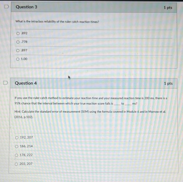 Solved Unidimensional Reliability Frequentist Scale | Chegg.com