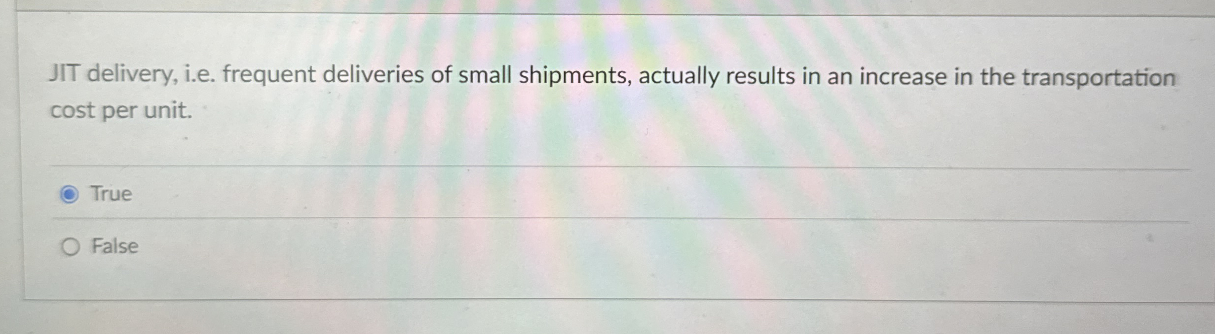 High Quality SOLUTION JIT delivery, i.e. ﻿frequent deliveries of small ...