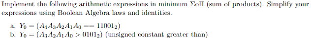 Solved Implement the following arithmetic expressions in | Chegg.com