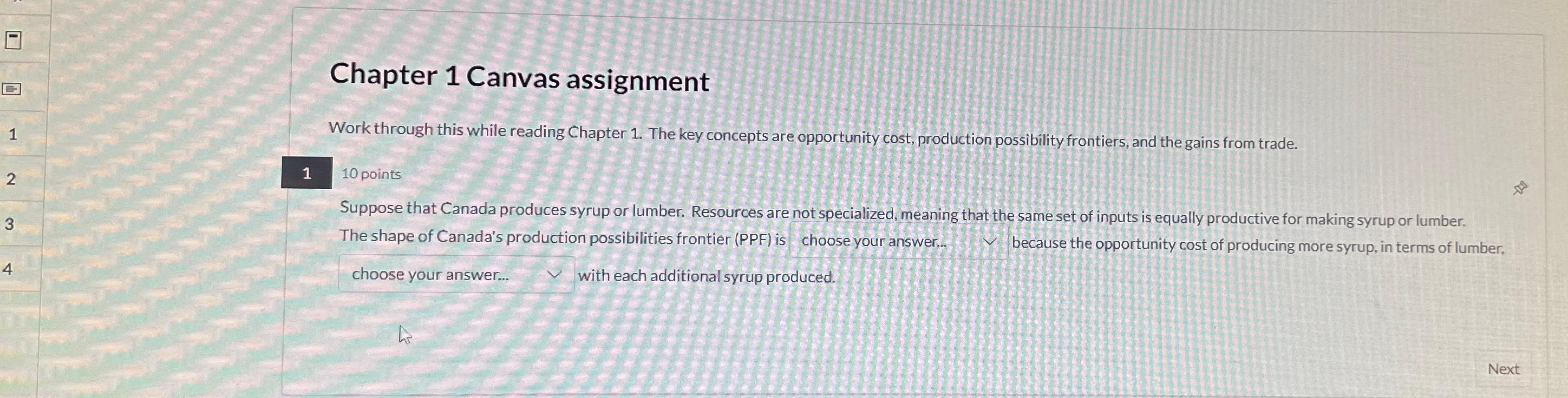 Solved Chapter 1 ﻿Canvas assignmentWork through this while | Chegg.com