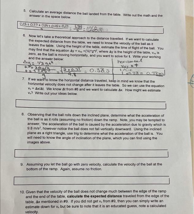 Solved 4. Repeat the same exact process five times, | Chegg.com