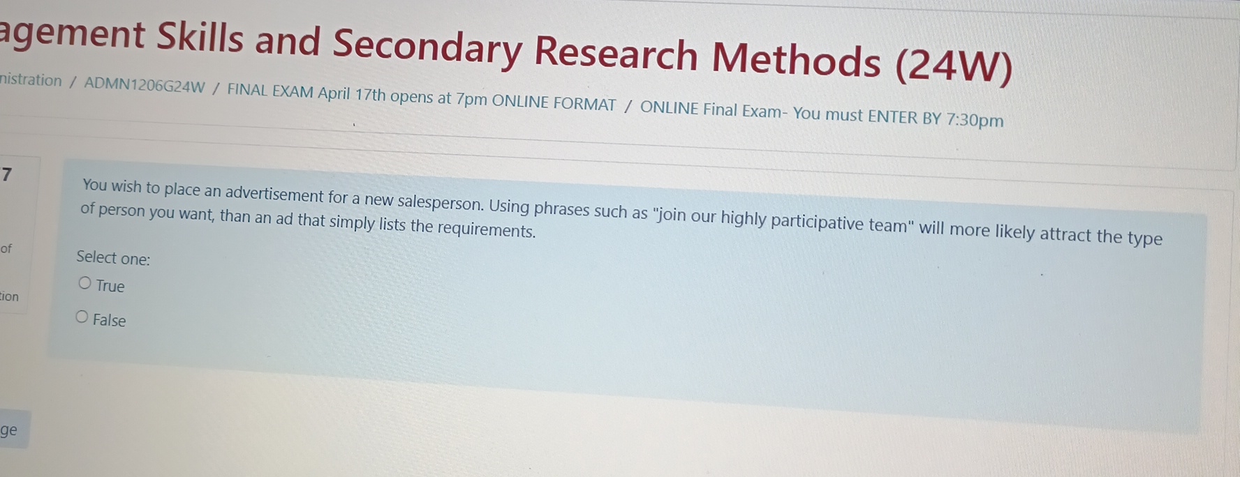 Solved agement Skills and Secondary Research Methods | Chegg.com