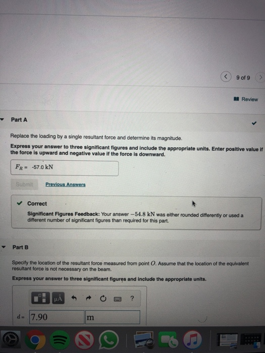 Solved cant seem to find d even when i use Mo=Fd formula. | Chegg.com