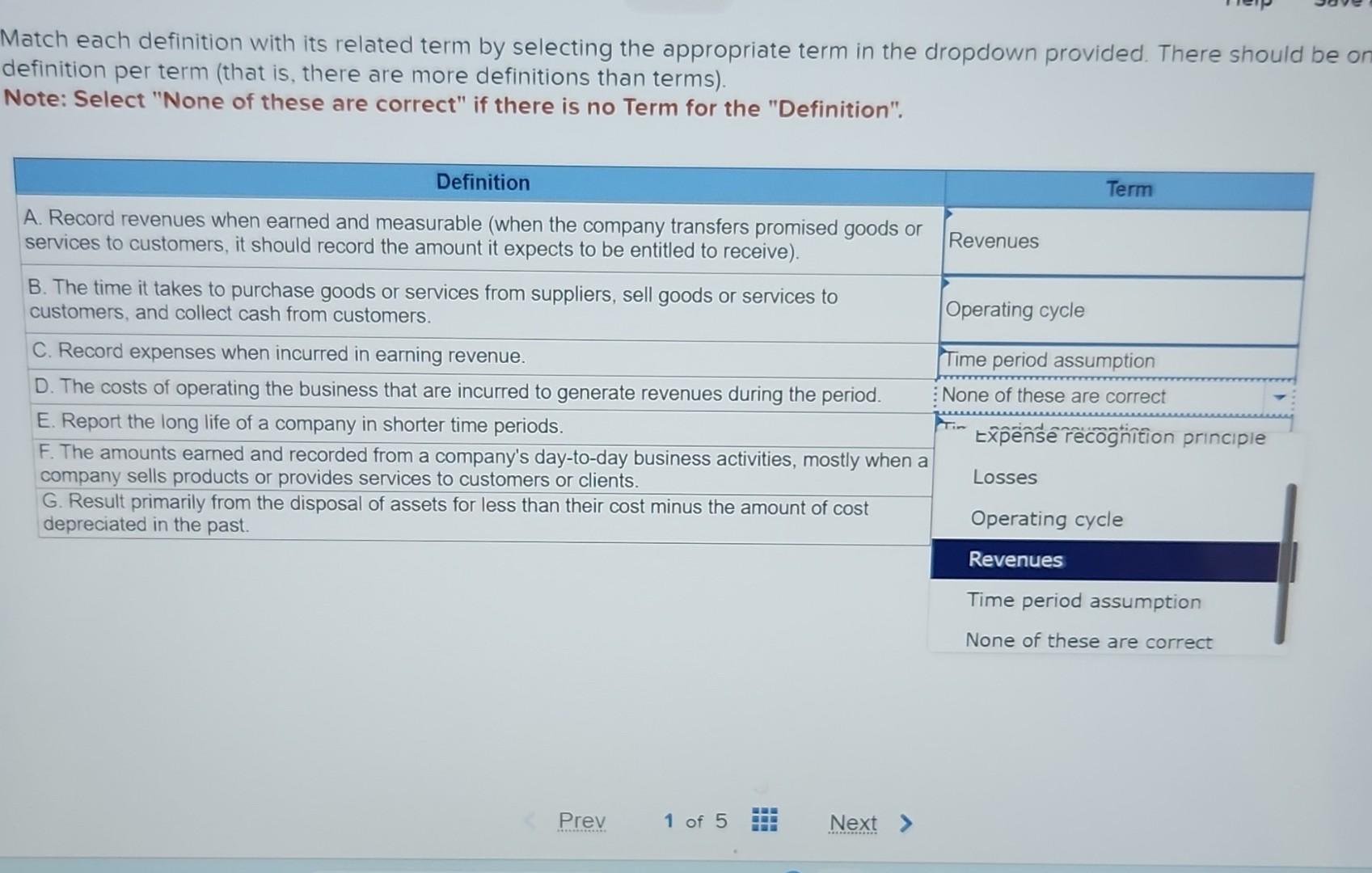 Solved Match each definition with its related term by | Chegg.com Solved Match each definition with its related term by | Chegg.com