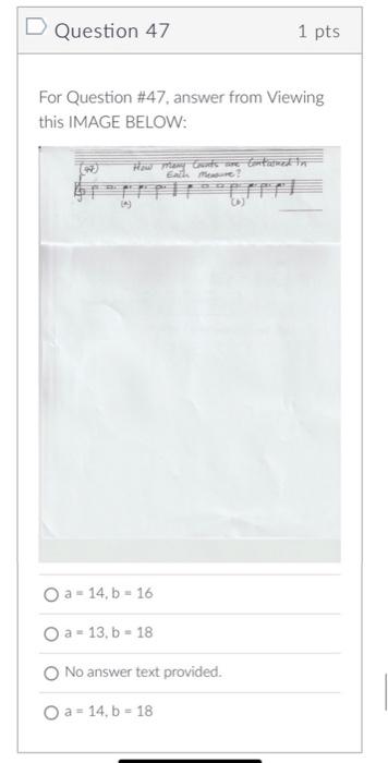 For Question 47 Answer From Viewing This Image Chegg