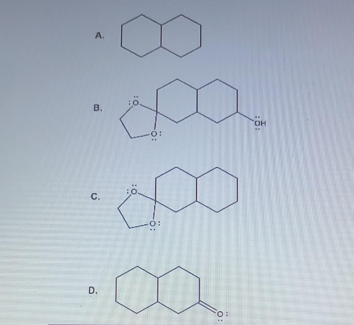 Solved HCl/H2OZn(Hg)A. B. c. D. | Chegg.com