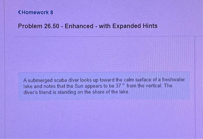 Solved Problem 26.50 - Enhanced - with Expanded Hints A | Chegg.com