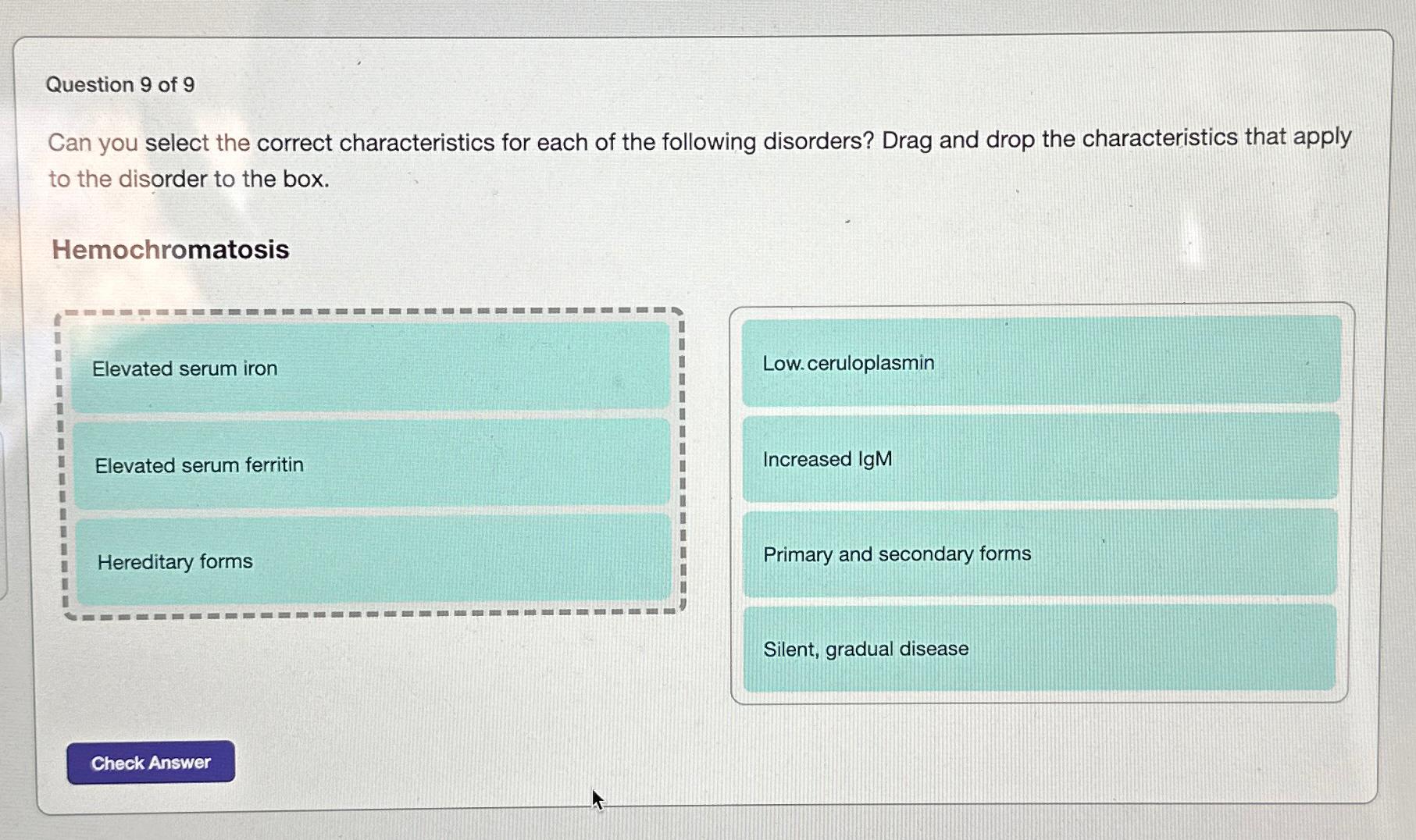 Solved Question 9 ﻿of 9Can you select the correct | Chegg.com