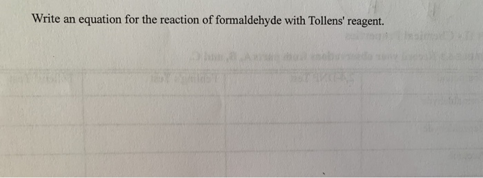 Solved WTte an equation for the reaction of Benzaldehyde | Chegg.com