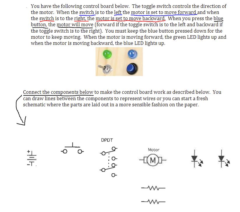 Solved You have the following control board below. The | Chegg.com