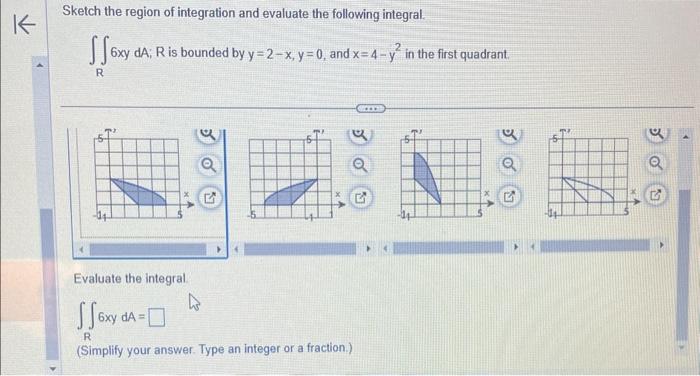 Solved Sketch the region of integration and evaluate the | Chegg.com