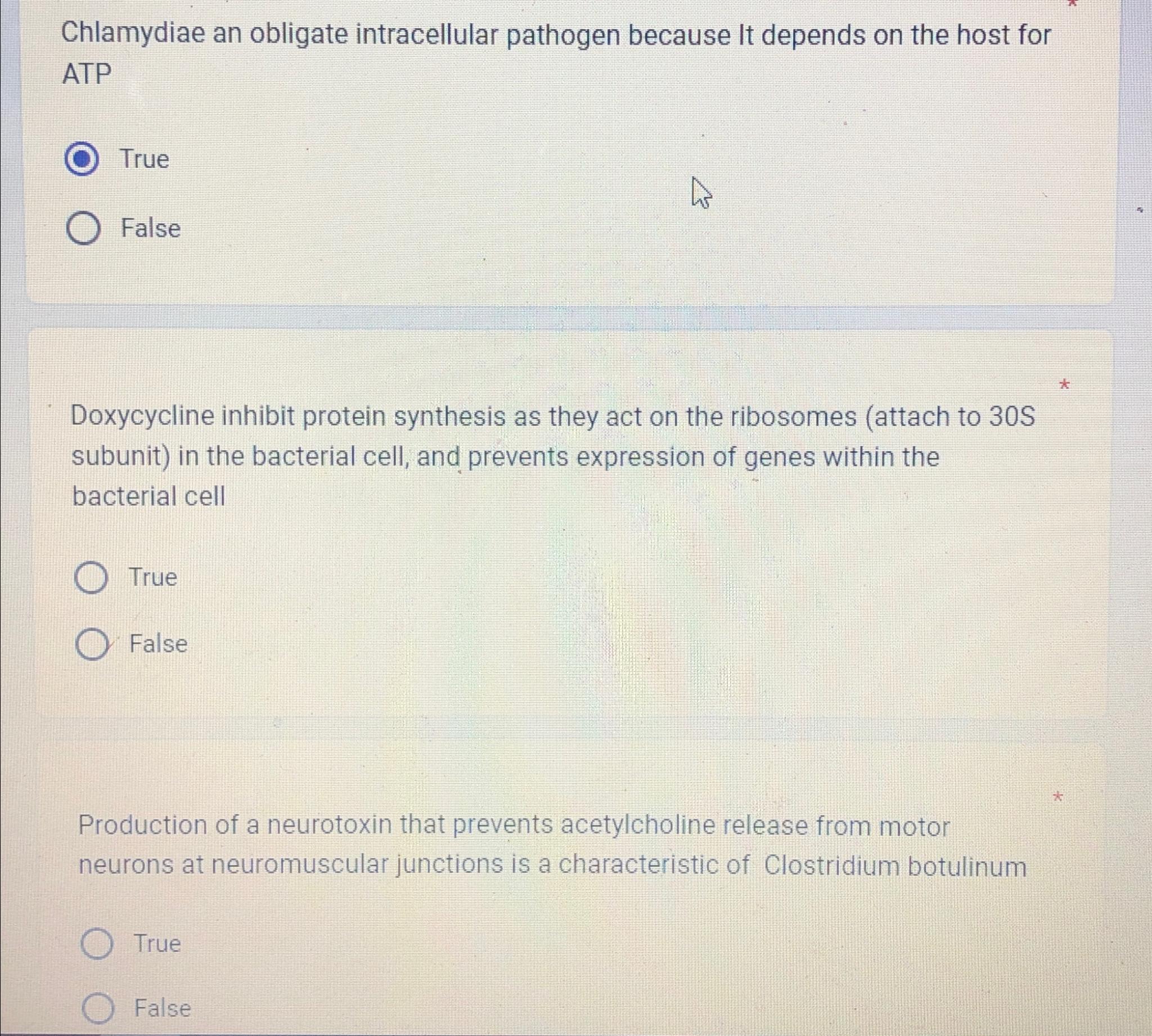 Solved Chlamydiae an obligate intracellular pathogen because | Chegg.com