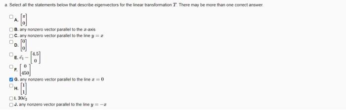 Solved a. Select all the statements below that describe | Chegg.com