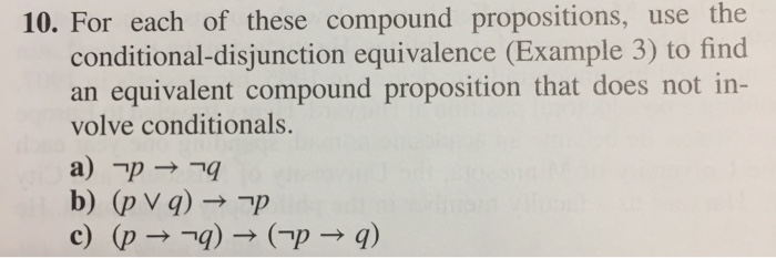 Solved 10. For each of these compound propositions, use the | Chegg.com