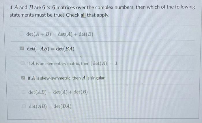 Solved If det⎝⎛akpblqcmr⎠⎞=d, then what is the determinant | Chegg.com