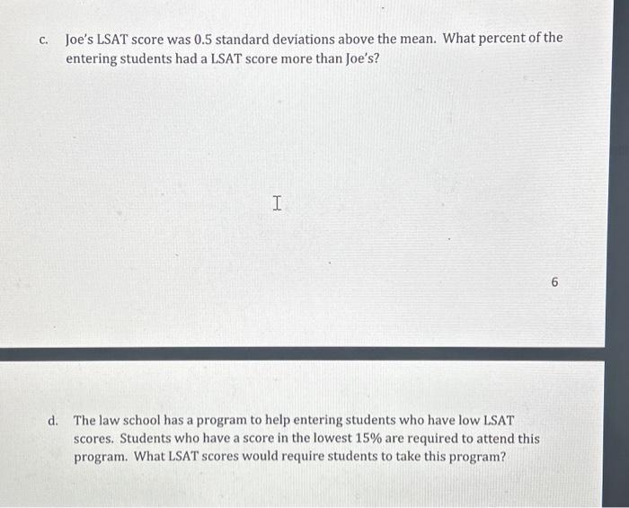 Solved 9. For a certain law school, the entering students | Chegg.com