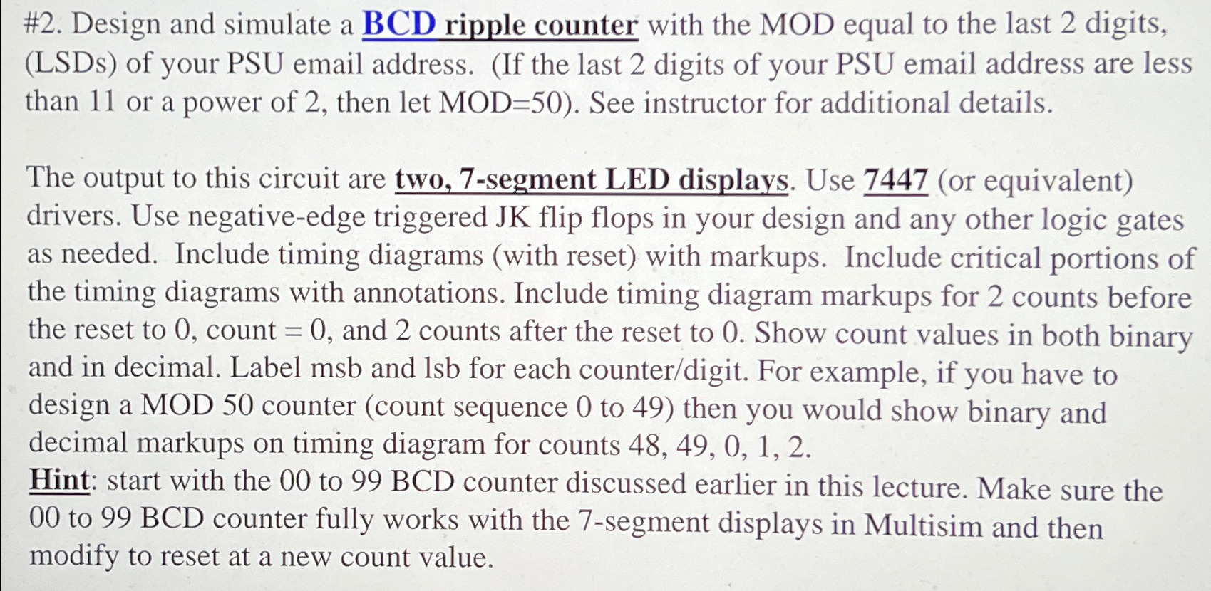 My last two digits is 89, ﻿please show in | Chegg.com