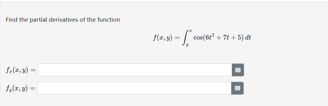 Solved Find the partial derivatives of the | Chegg.com