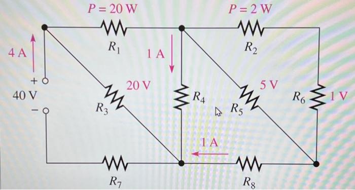 [Solved]: Find the Resistance Value of R1, R2, R3, R4, R5, R