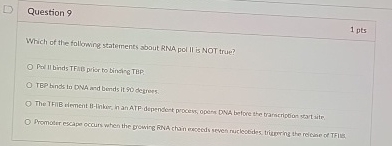 Solved Question 91 ﻿ptsWhich of the following statements | Chegg.com