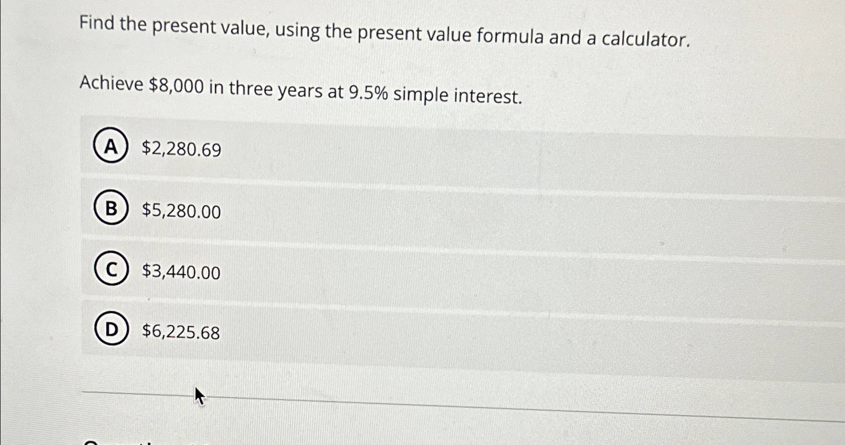 Find the present value, using the present value | Chegg.com