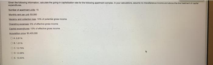 Solved Given the following formation calculate the poing.in | Chegg.com
