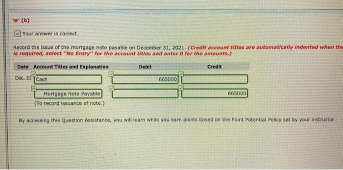 Solved Ques- (c) Show how the mortgage liability should be | Chegg.com