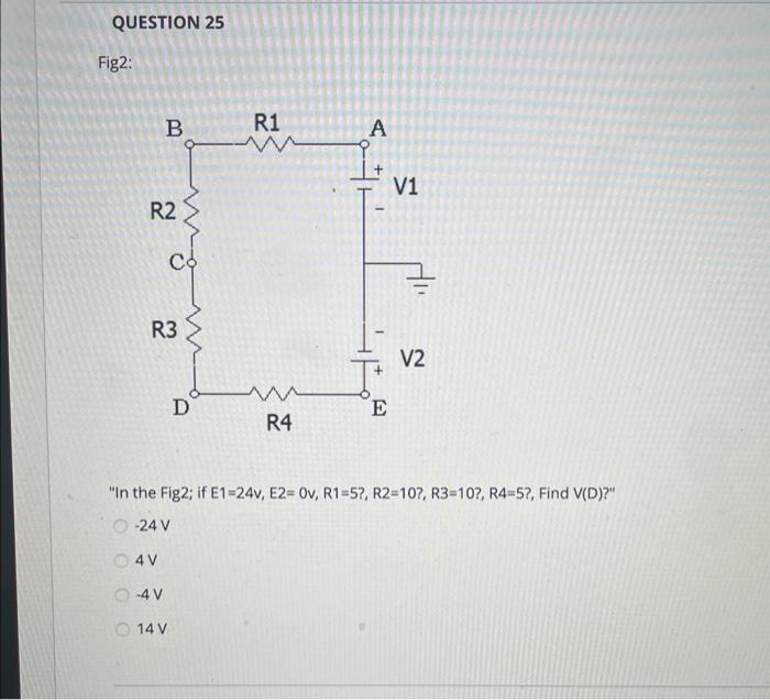 Solved QUESTION 23 "In the Fig1; if | Chegg.com