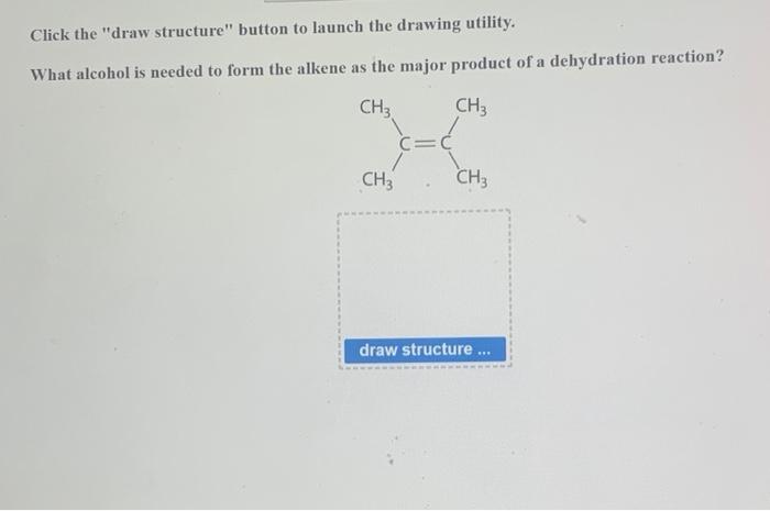 Solved Click the "draw structure" button to launch the | Chegg.com