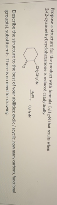 Solved Propose a structure for the product with formula | Chegg.com