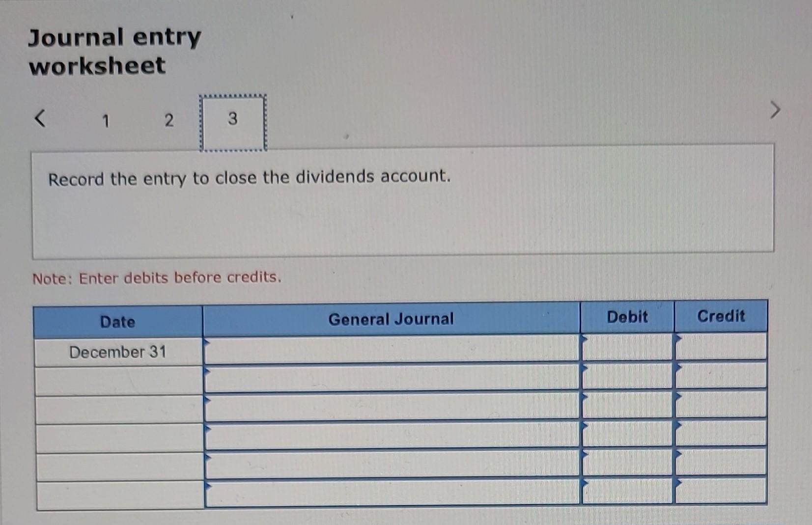 Solved Problem 3 6b Algo Record Closing Entries And