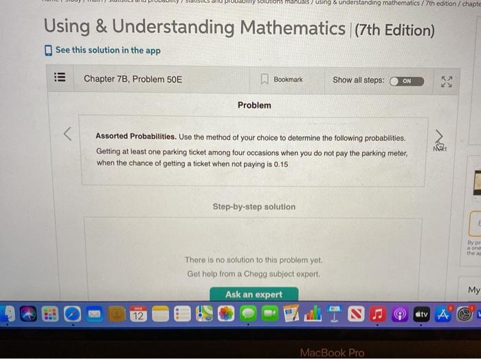 Solved als using & understanding mathematics/ 7th | Chegg.com