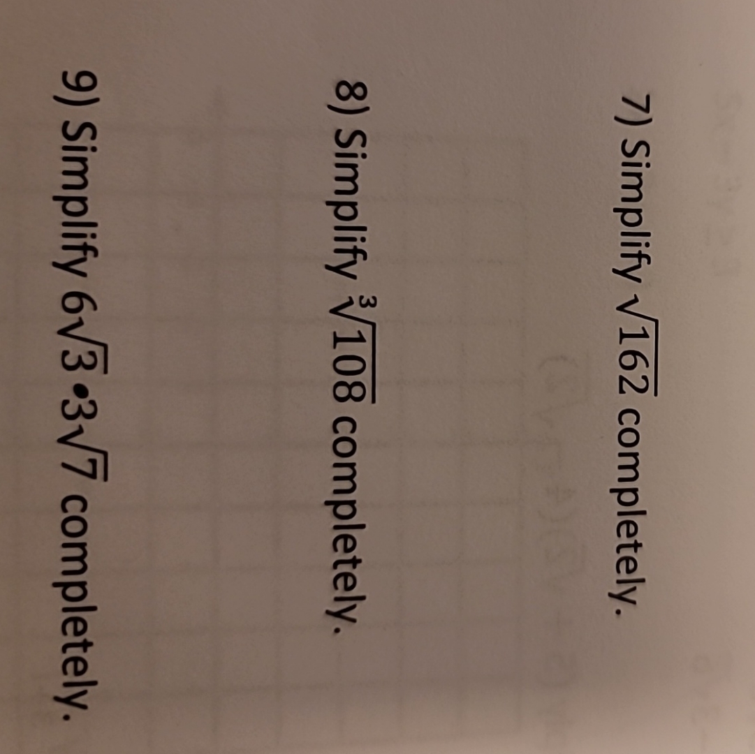 Solved Simplify 1622 ﻿completely.Simplify 1083 | Chegg.com