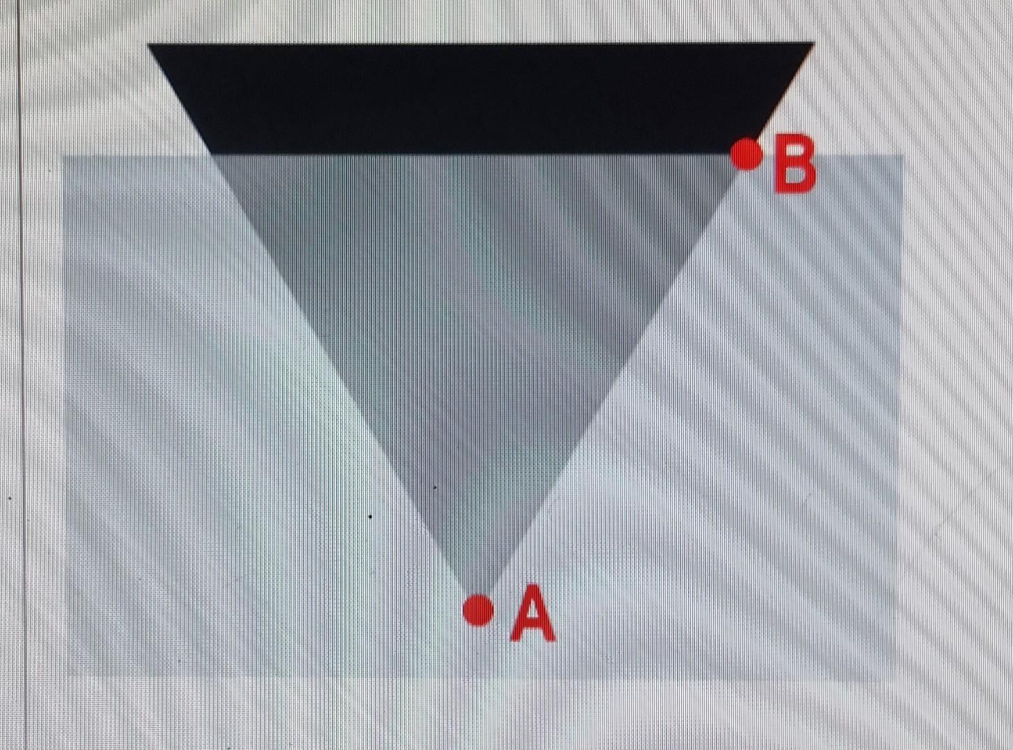 Solved An equilateral triangular prism (SG=2/3) is floating | Chegg.com