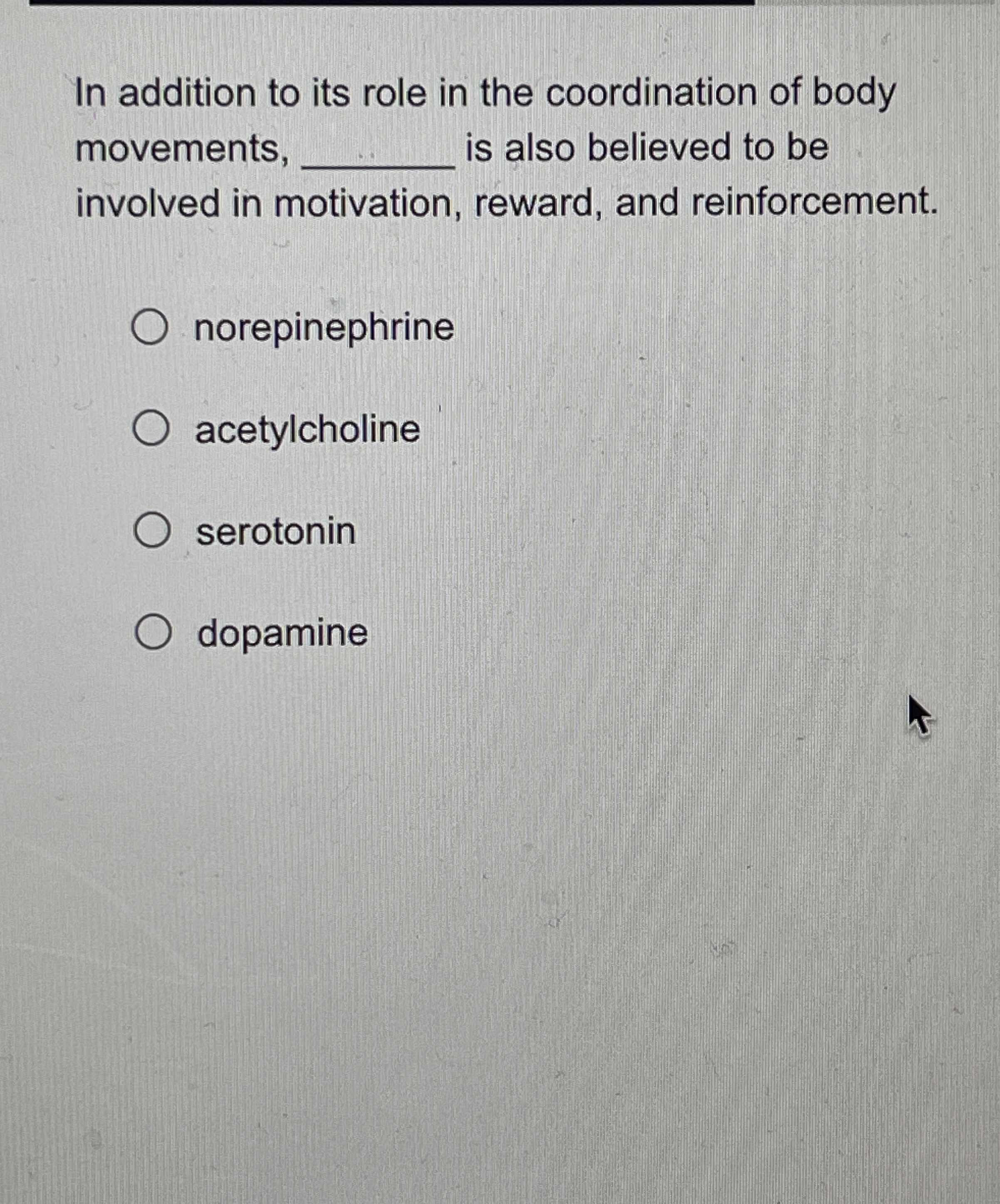 Solved In addition to its role in the coordination of | Chegg.com