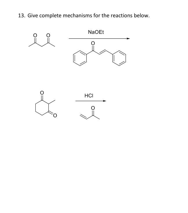Solved Give complete mechanisms for the reactions below. | Chegg.com