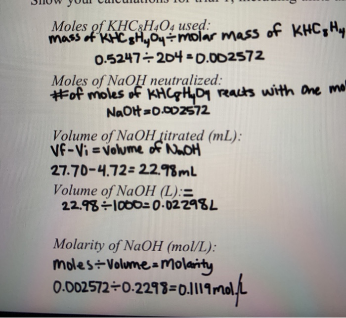 Solved Lab 11 Acid-Base Titration Part 2: Data Table for | Chegg.com