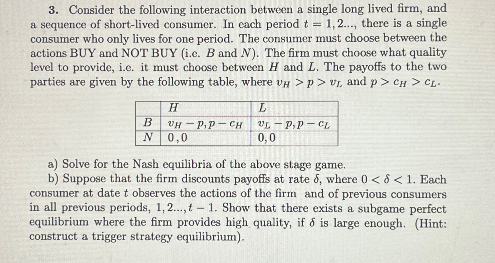 Solved Consider the following interaction between a single | Chegg.com