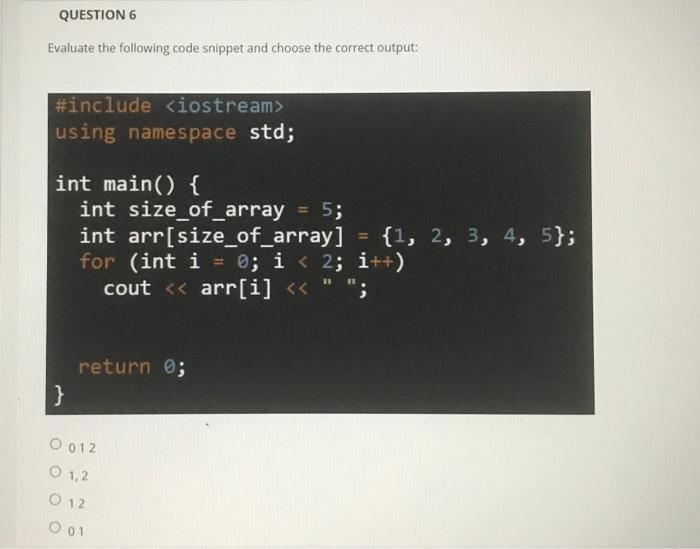 Solved True or False: In C++, arrays can only store elements | Chegg.com