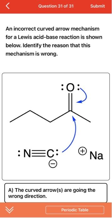Solved An incorrect curved arrow mechanism for a Lewis | Chegg.com