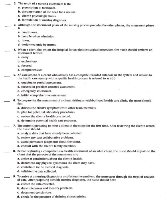 Solved Chapter Posttest Activity C Multiple Choice Questions