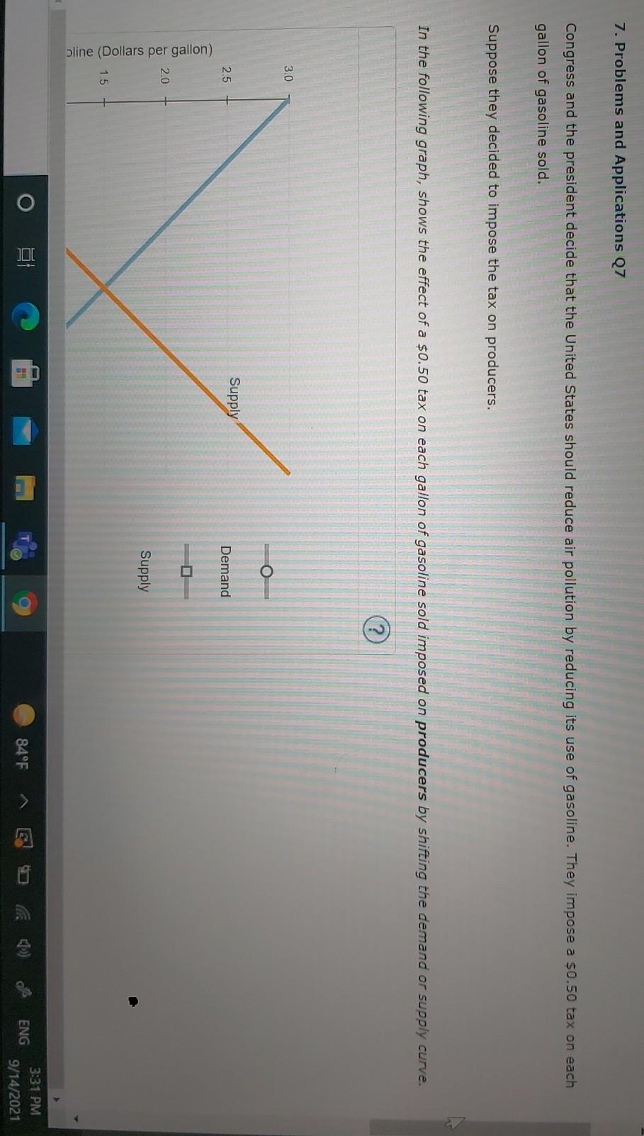 Solved 7. Problems and Applications Q7 Congress and the | Chegg.com